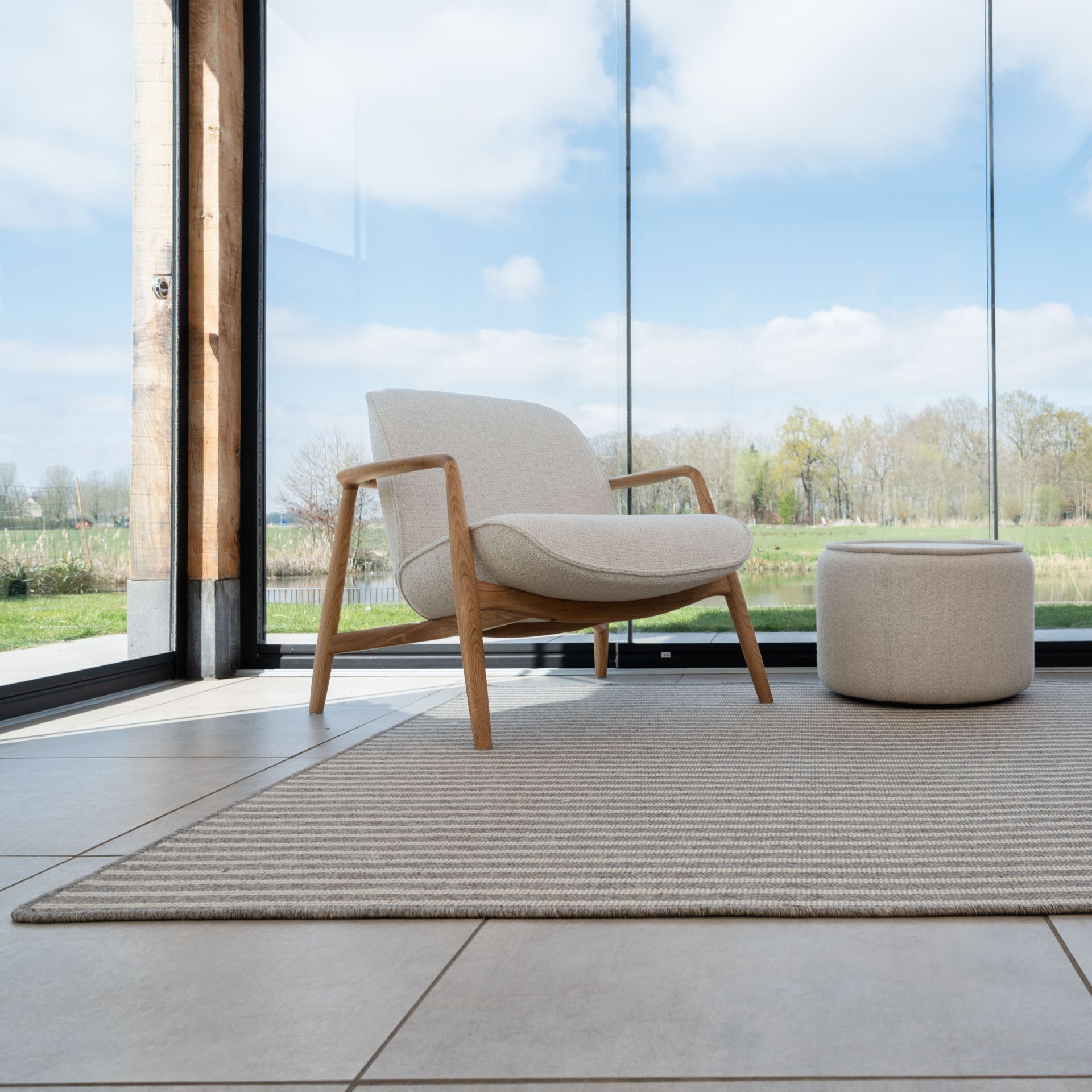 Vloerkleed Xilento Outdoor Horizon Wood | Op maat | SW10488.4